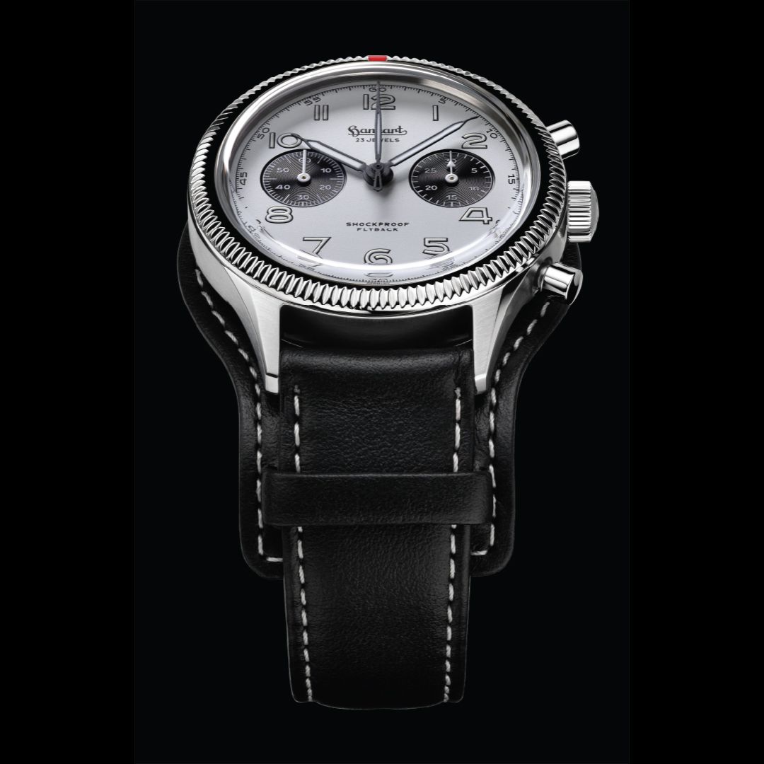Hanhart 417 ES Flyback Panda (42mm) - Men’s watch | Define Watches