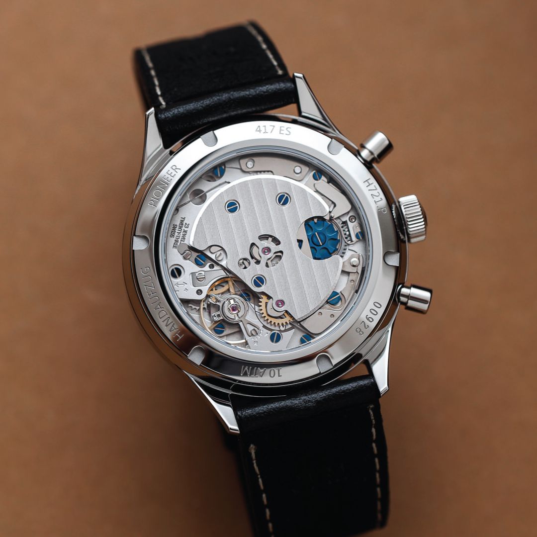 Hanhart 417 ES Flyback Reverse Panda (42mm) - Men’s watch | Define Watches
