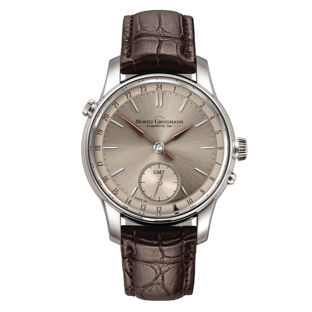 Moritz Grossmann BENU GMT White Gold Champagne Dial - Premium German ...