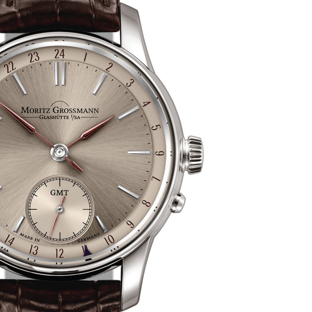 Moritz Grossmann BENU GMT White Gold Champagne Dial - Premium German ...