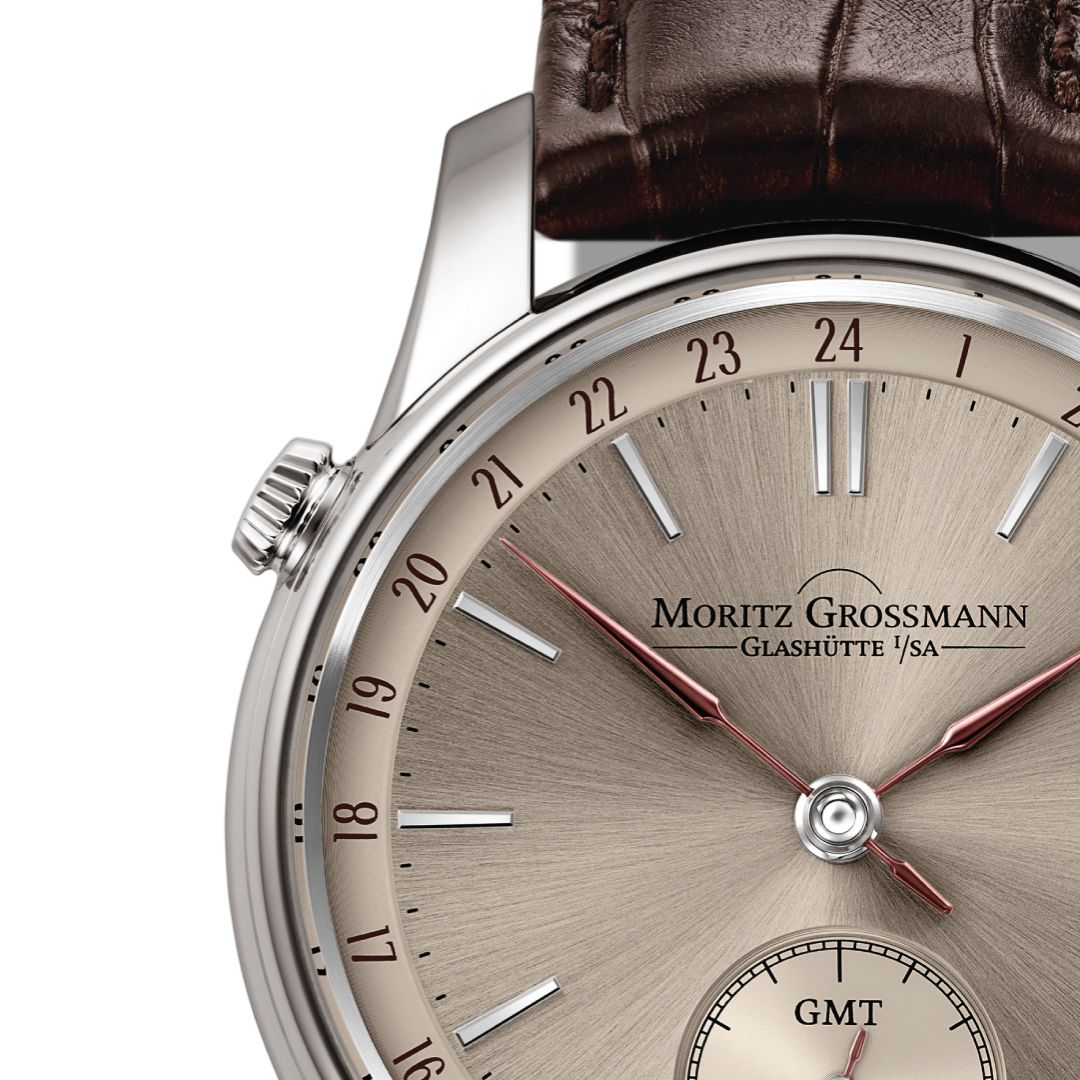 Moritz Grossmann BENU GMT White Gold Champagne Dial - Premium German ...