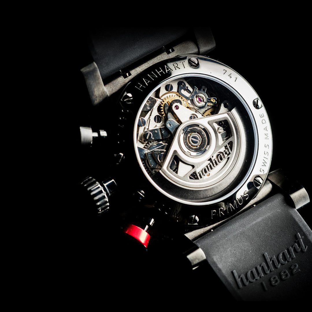Hanhart Primus Racer 741.510-102 - Premium Swiss-German men's watch ...