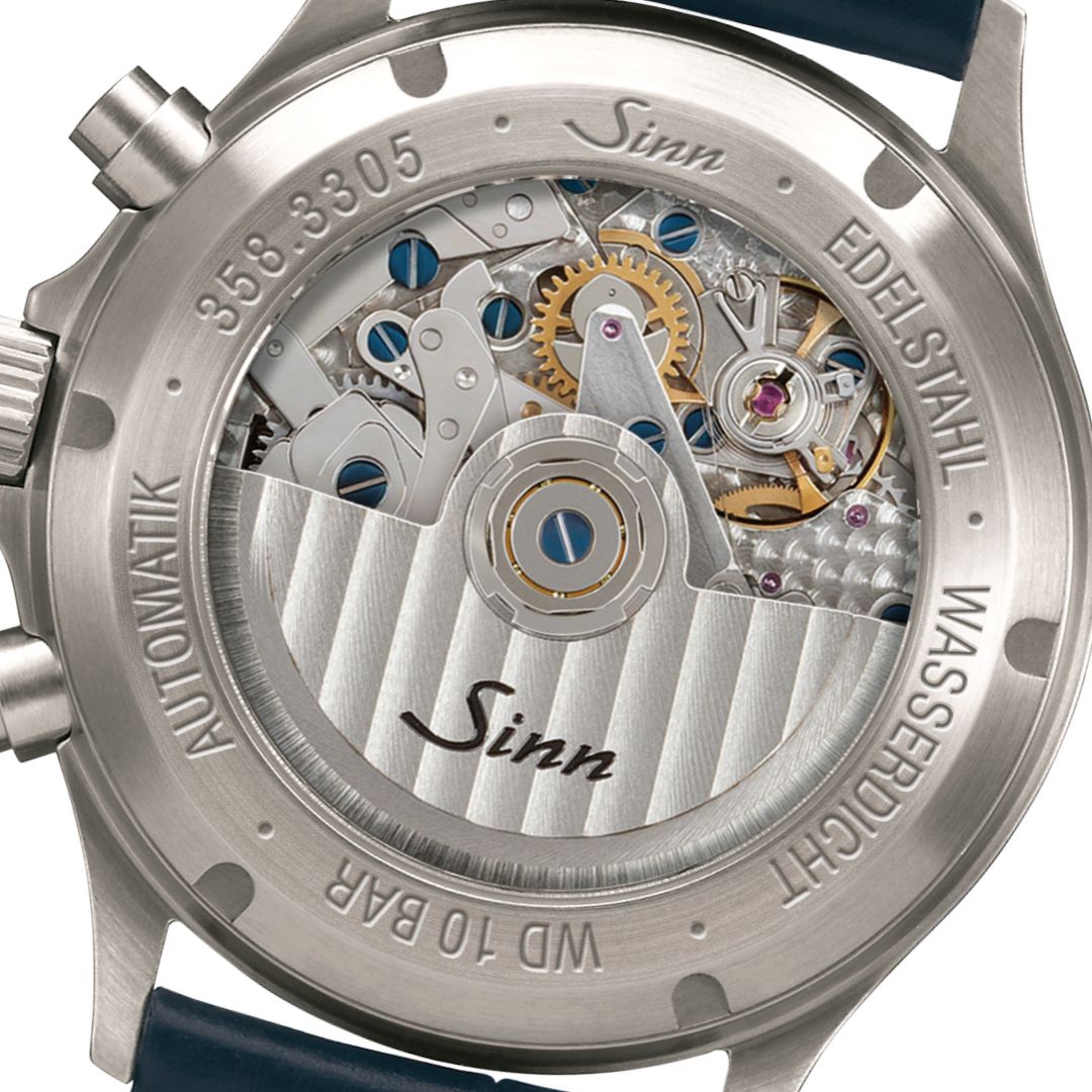 Sinn 358 Sa Pilot DS with custom H-link exclusive to Define Watches