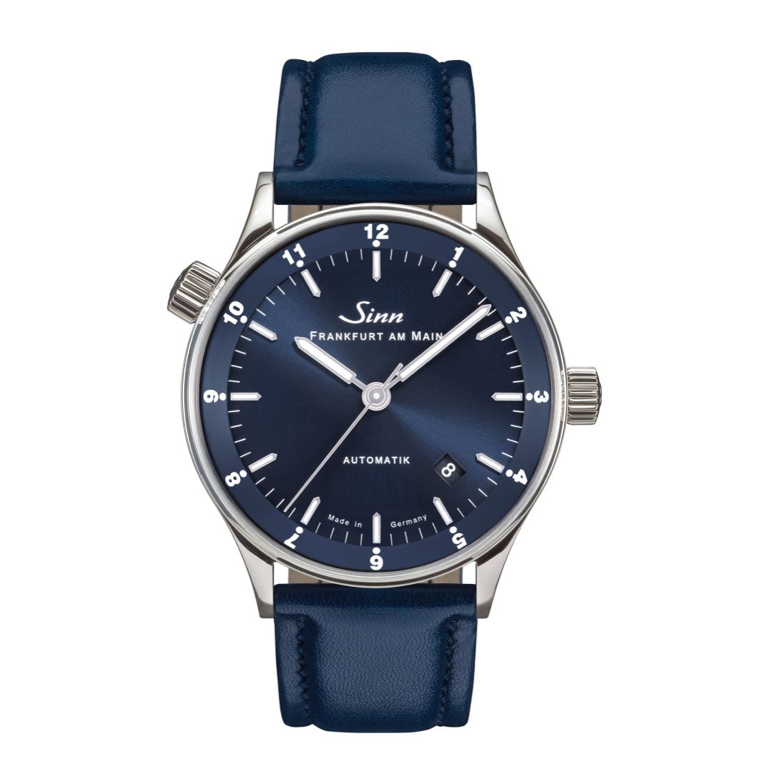 Sinn 6068 B The Frankfurt World Time Watch With Blue Dial Define