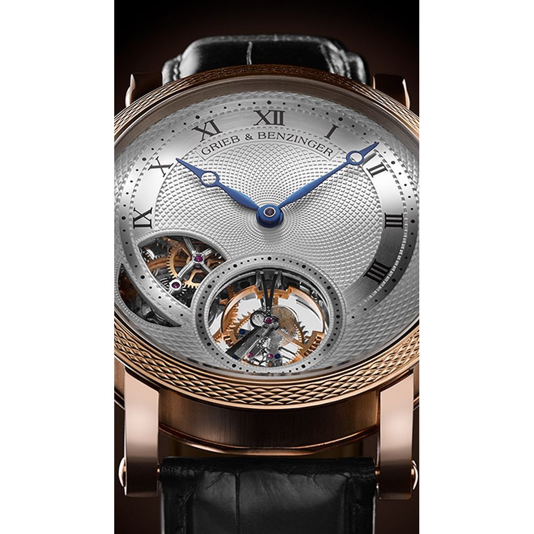 Grieb & Benzinger Vanquish Tourbillion Remontoire Rose Gold at Define ...