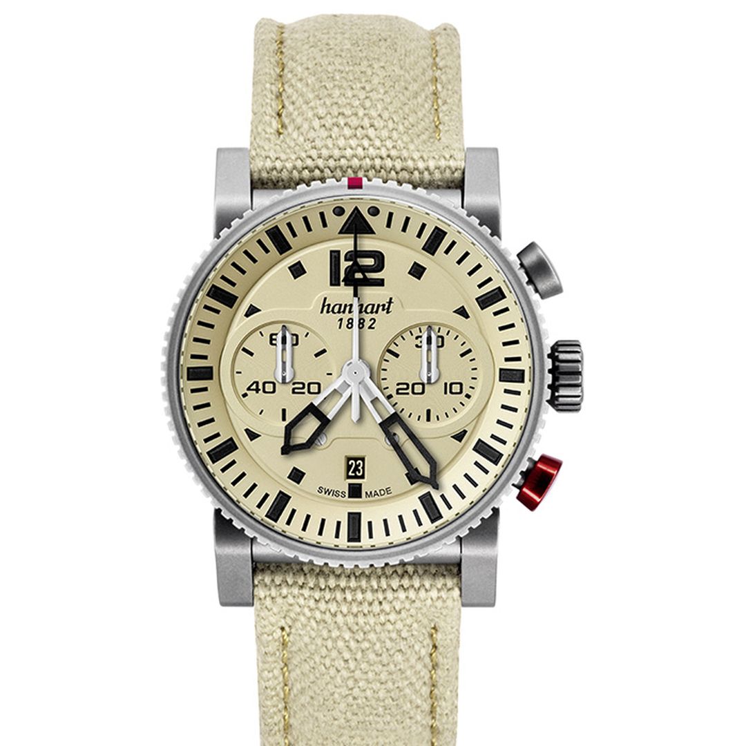 Hanhart Primus Desert Pilot - Men's sports chronograh | Define Watches