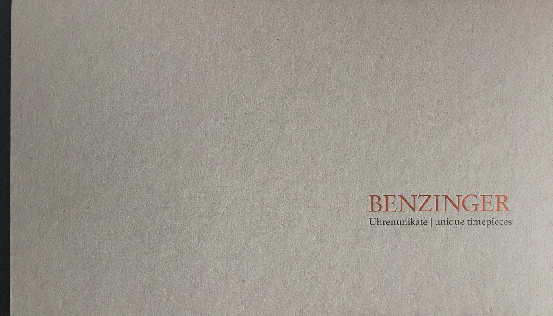 Benzinger Catalogue 2015 | Define Watches