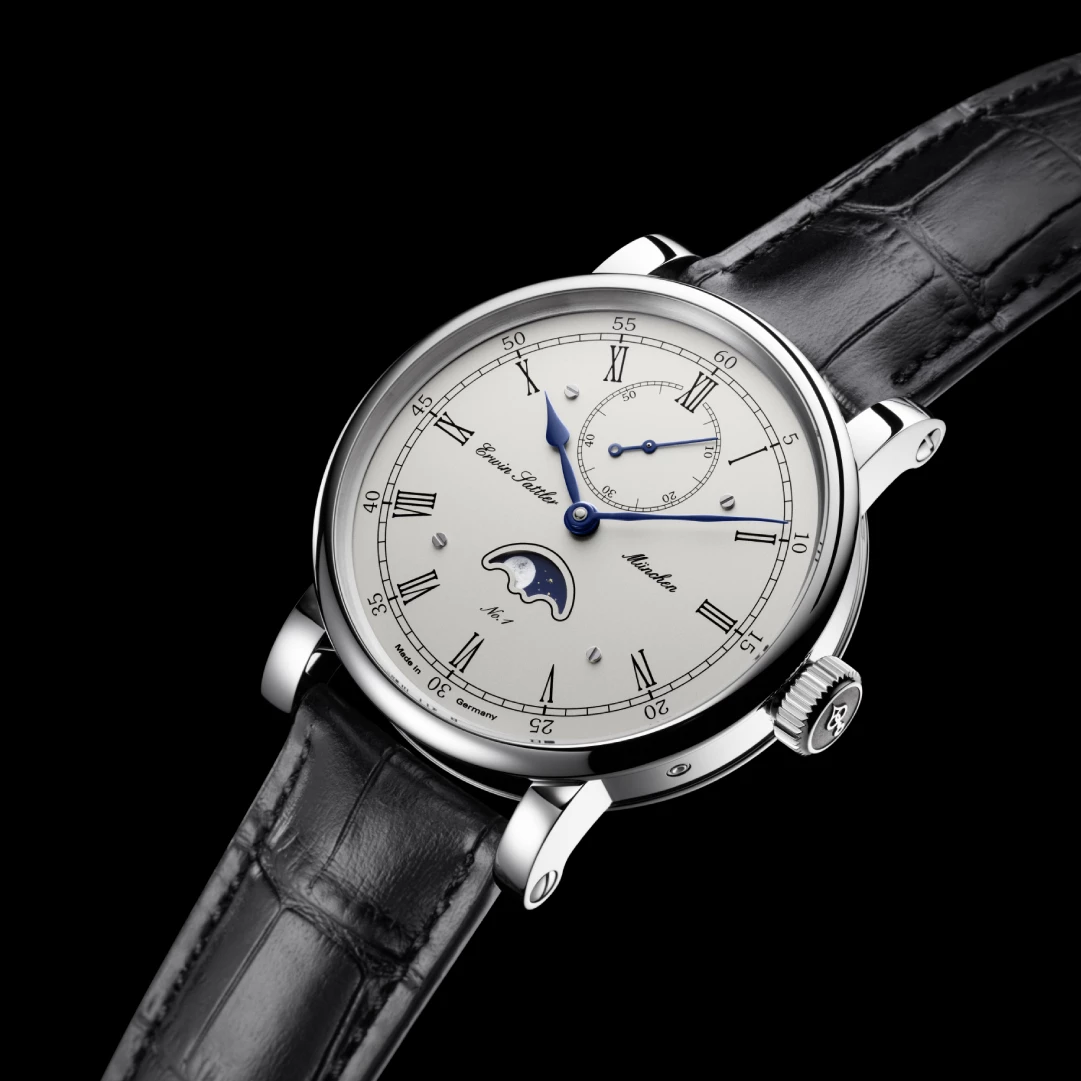 Erwin Sattler Classica Lunaris - German moon phase watch | Define Watches