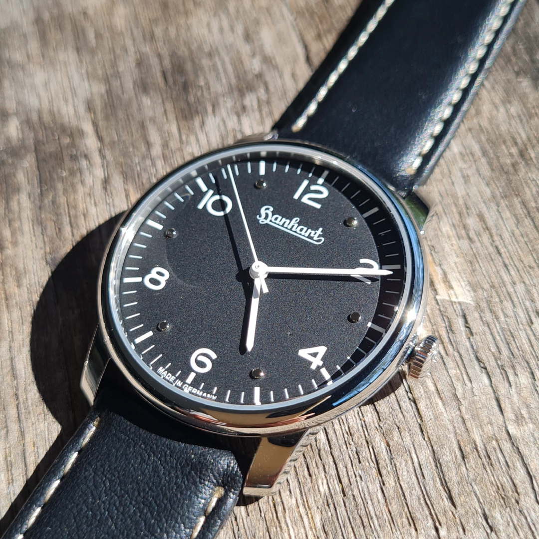 Hanhart PIONEER Silva Black, German men’s watch | Define Watches