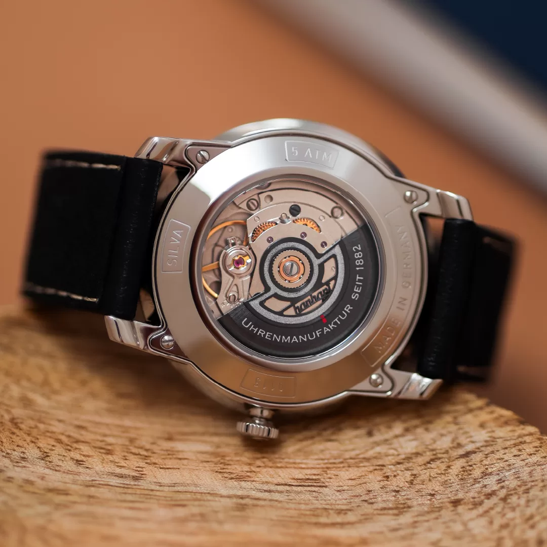 Hanhart PIONEER Silva Black, German men’s watch | Define Watches