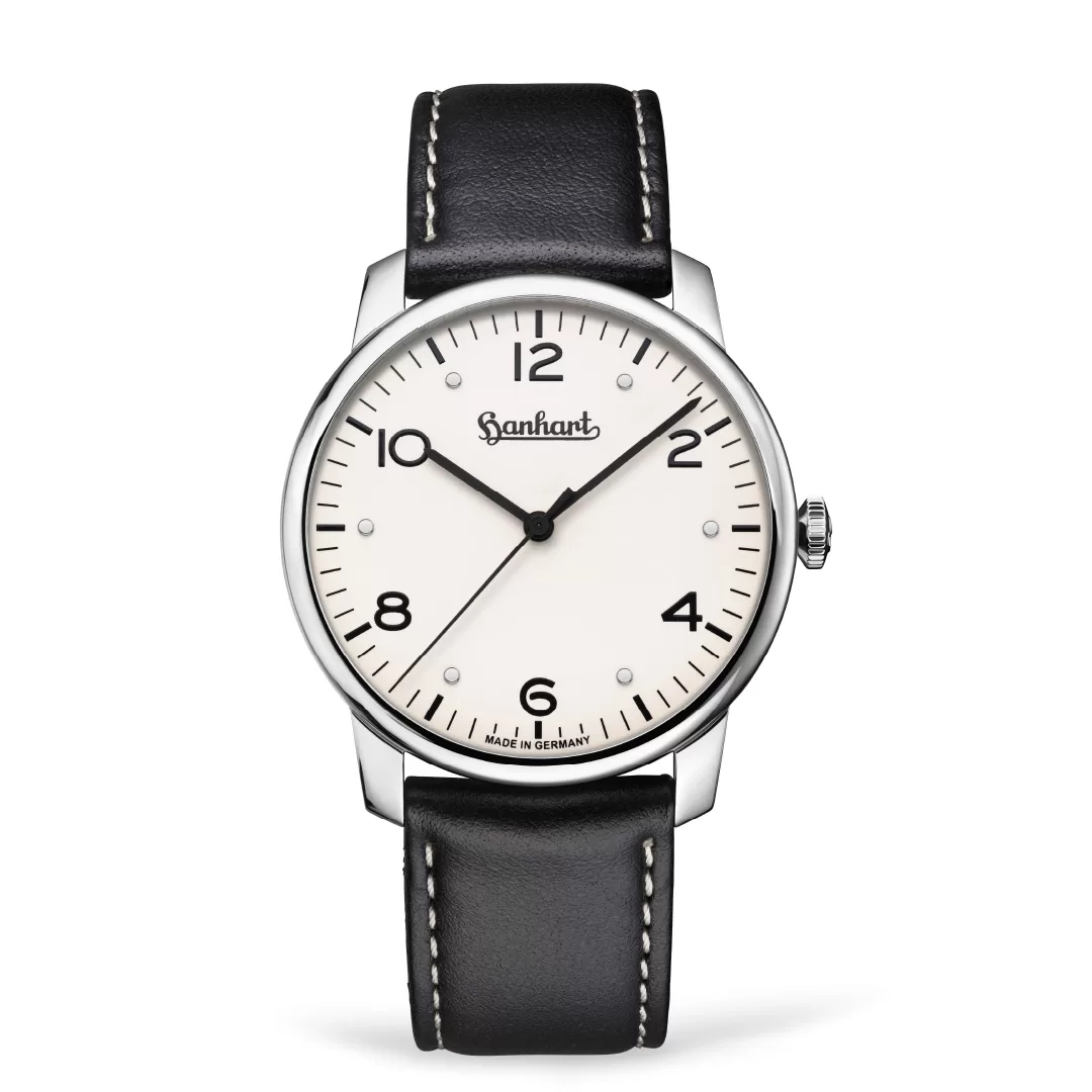 Hanhart PIONEER Silva White, German men’s watch | Define Watches