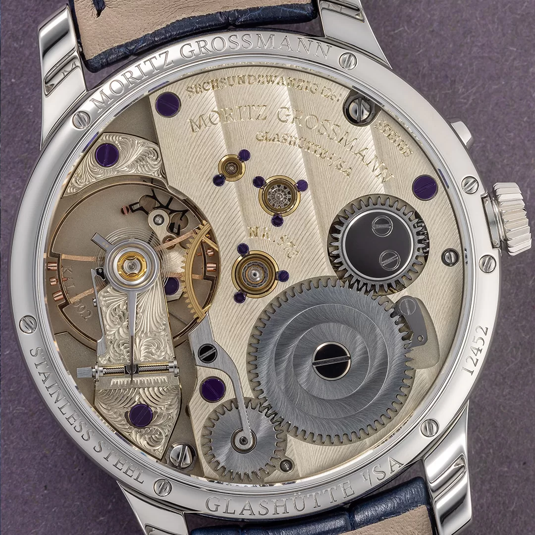 Moritz Grossmann BENU Power Reserve Salmon | New watch Define Watches