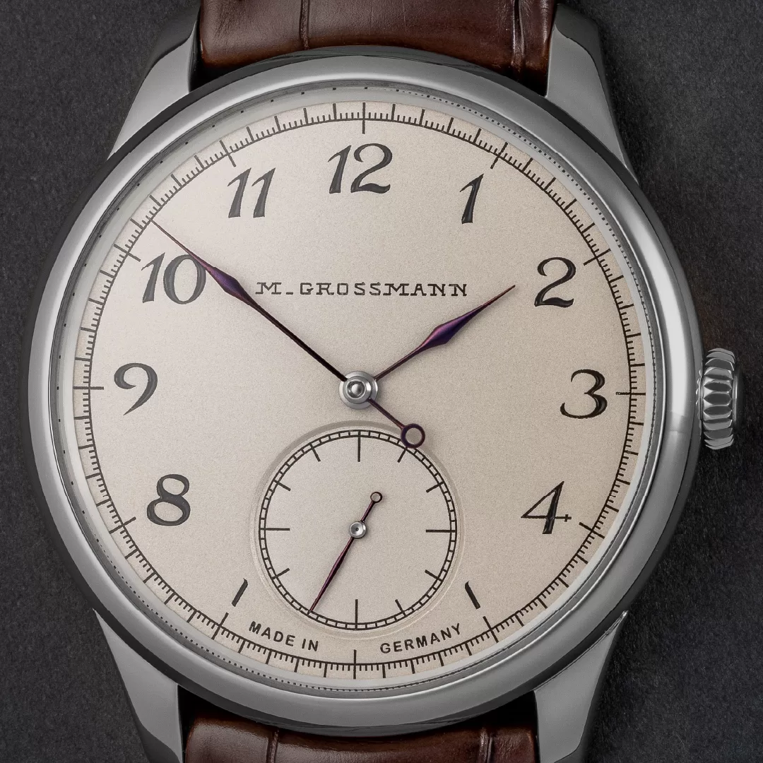 Moritz Grossmann TEFNUT 39 Silver-Plated Steel | Define Watches