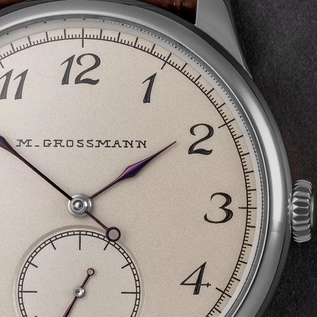 Moritz Grossmann TEFNUT 39 Silver-Plated Steel | Define Watches