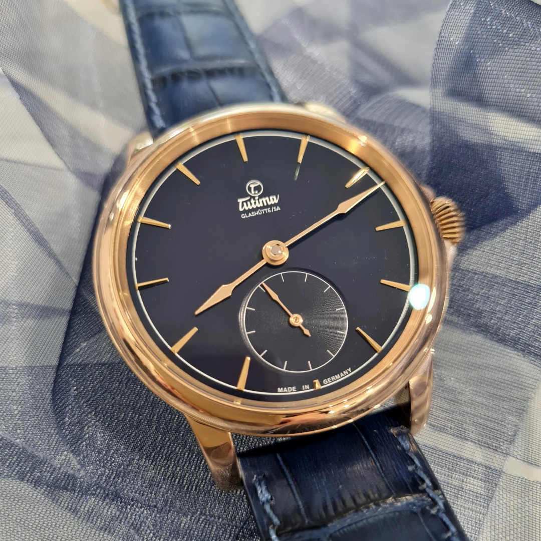 Tutima Patria Gold Blue 6600-03: A Timeless Elegance | Define Watches
