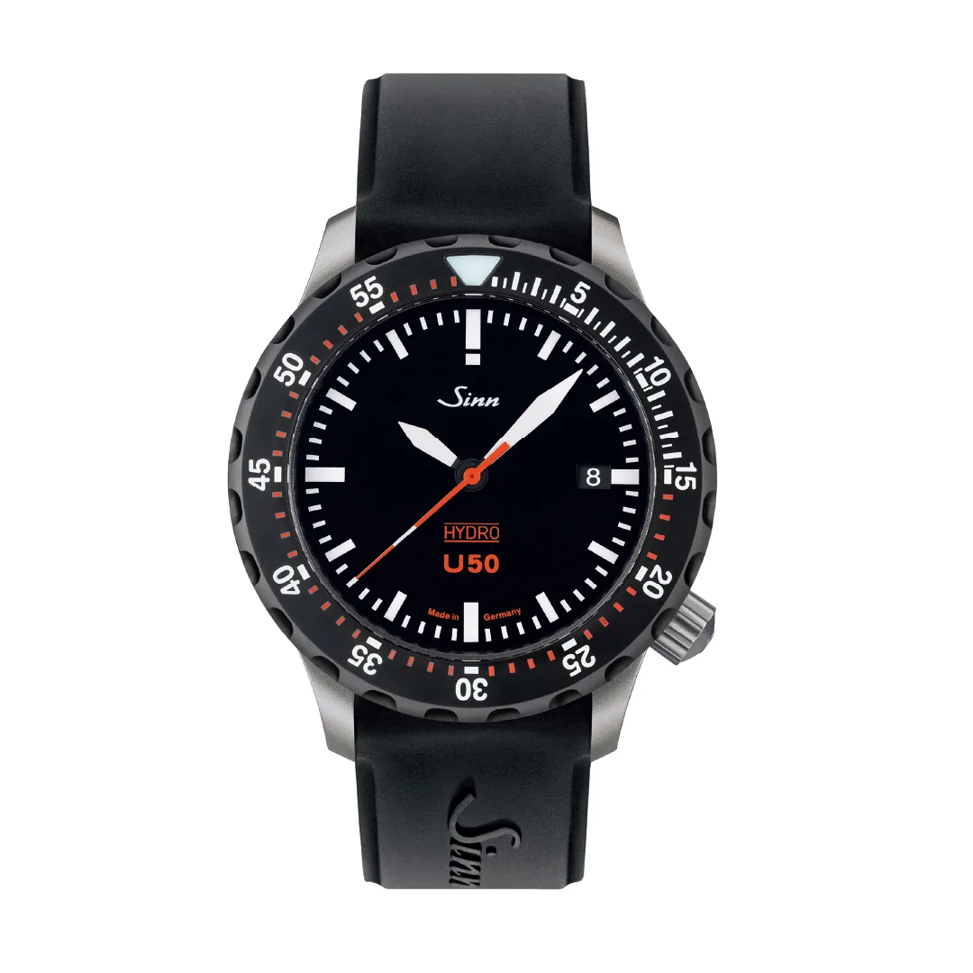 Sinn U50 HYDRO SDR - Men’s 5000m German made diving watch | Define Watches