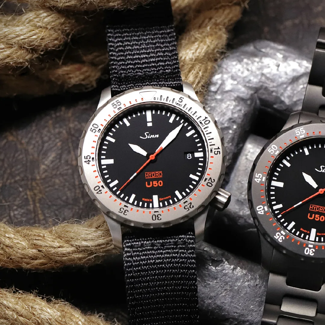 Sinn U50 HYDRO Tegiment steel diving watch | Define Watches