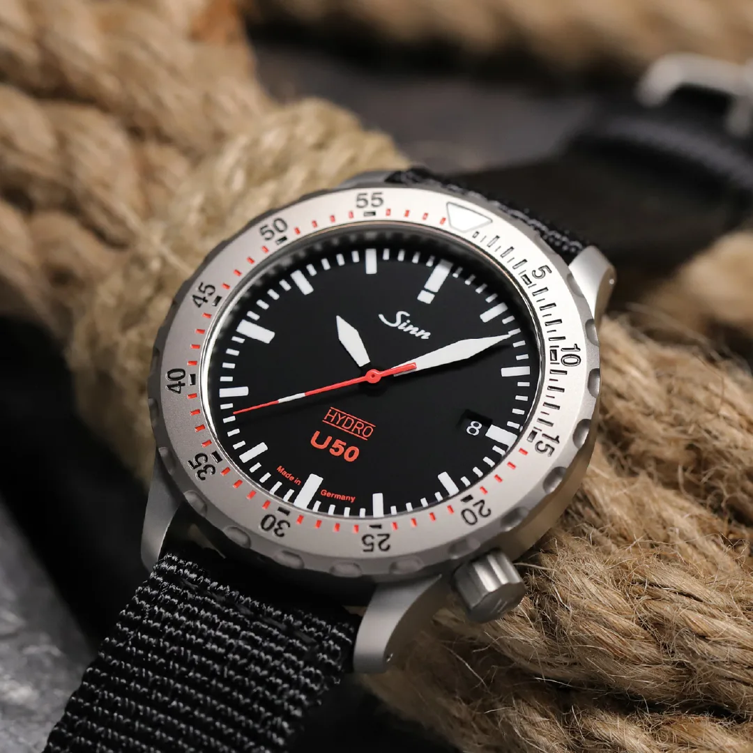 Sinn U50 HYDRO Tegiment steel diving watch | Define Watches