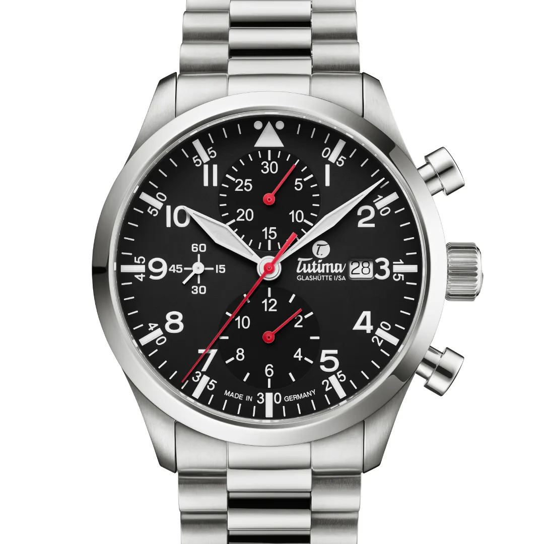 Tutima Flieger Legacy T5 Chronograph 6405-02 Titanium | Define Watches